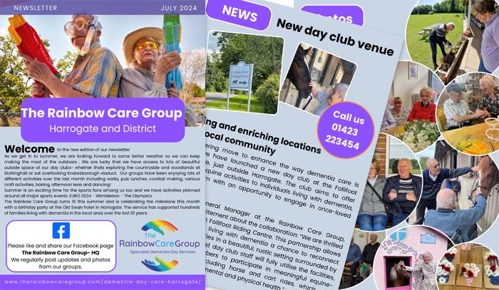 The Rainbow July 2024 newsletter | The Rainbow Care Group